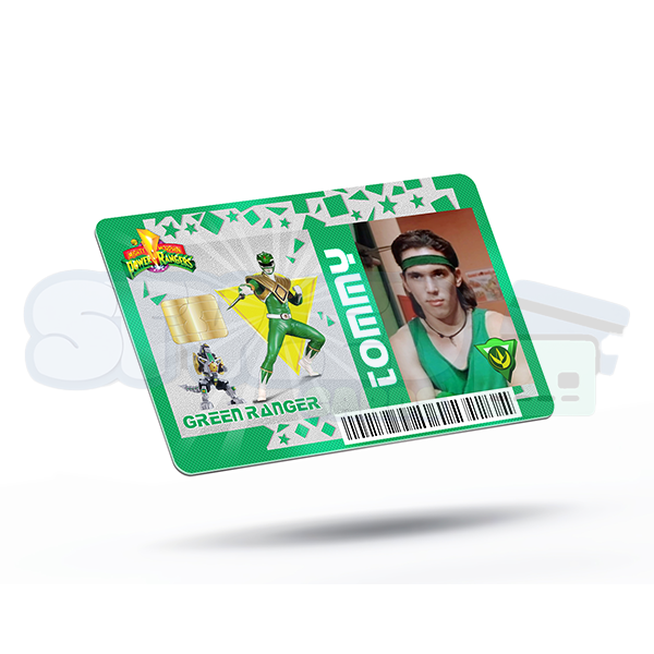 power ranger swipe badge card skin – Styledcards